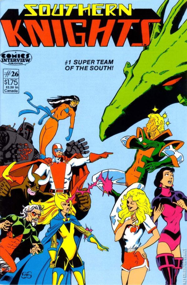 Southern Knights #26 Published April 1988 | Key Collect