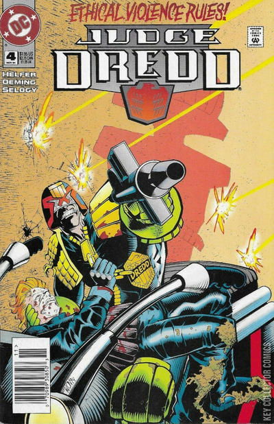 Judge Dredd #4 Newsstand Published November 1994 | Key