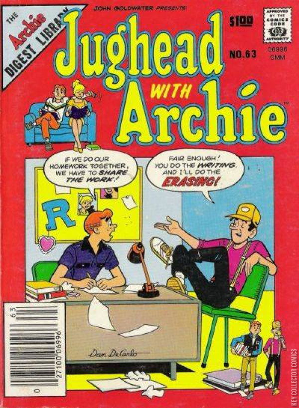 Jughead With Archie Digest #63 Published July 1984 | Ke
