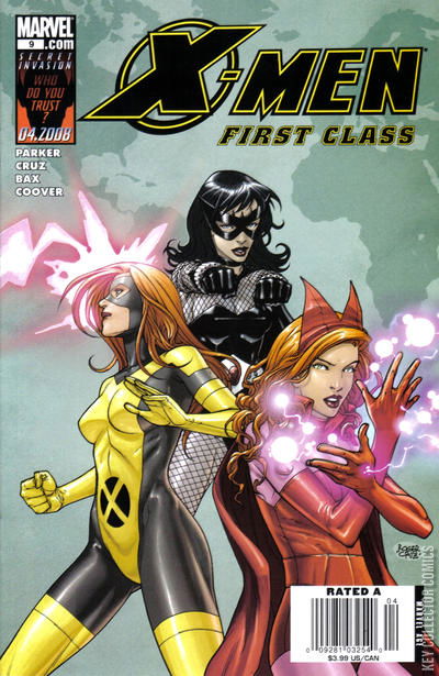 X-Men: First Class #9 Newsstand Published April 2008