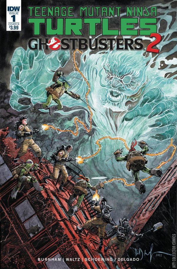 Teenage Mutant Ninja Turtles / Ghostbusters 2 #1 Variant Pu