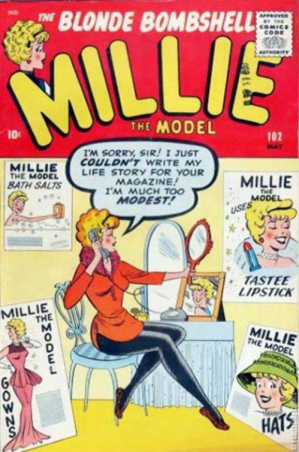 Millie the Model #102 Published May 1961 | Key Collecto