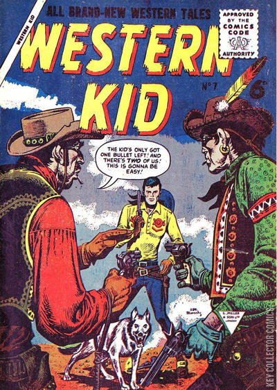 Western Kid #7 UK Edition Published January 1955 | Key