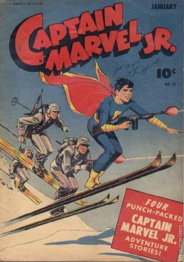 Captain Marvel Jr. #15 Published January 1944 | Key Col