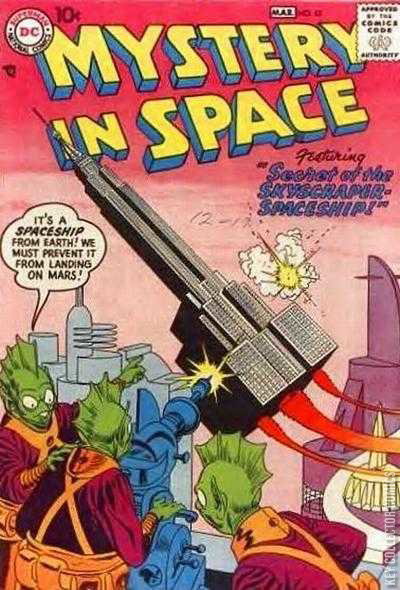 Mystery In Space #42 Published March 1958 | Key Collect