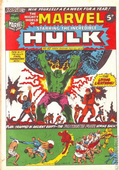 The Mighty World of Marvel #42 Published July 1973 | Ke