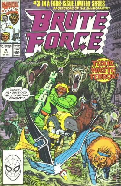 Brute Force #3 Published October 1990 | Key Collector Comics