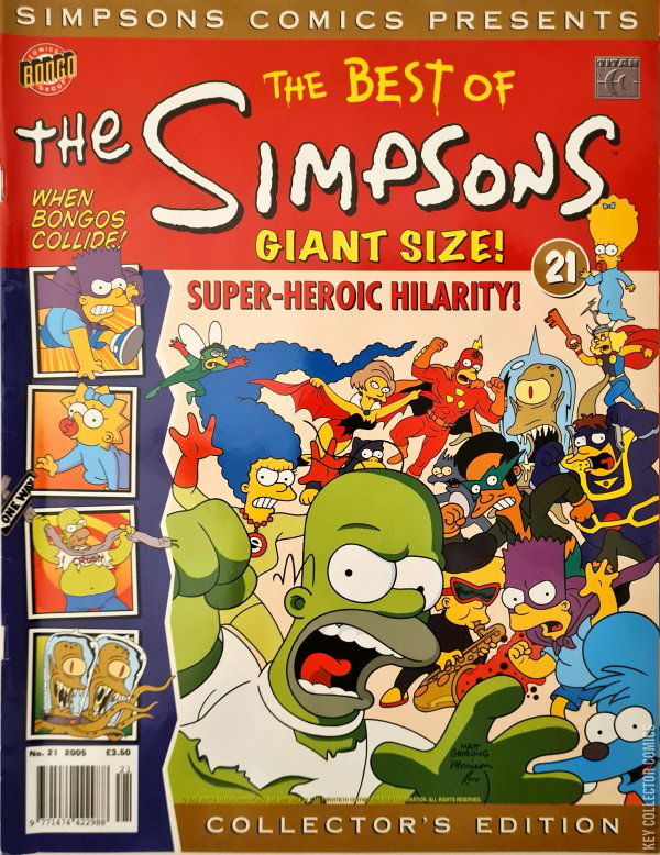 The Best of the Simpsons #21 Published June 2005 | Key