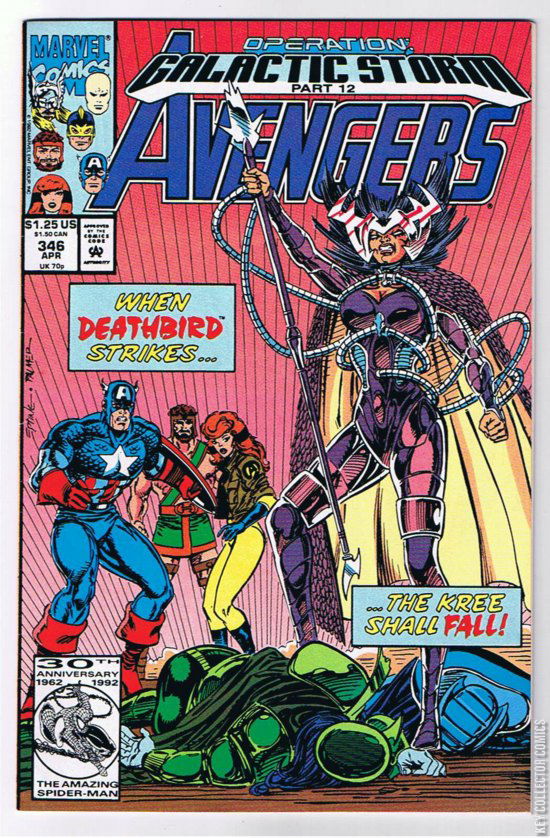 Avengers, The #346 Published April 1992 | Key Collector