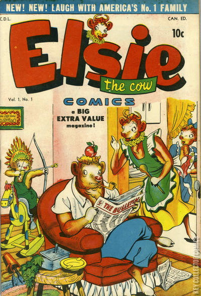 Elsie the Cow Comics #1 Published January 1950 | Key C