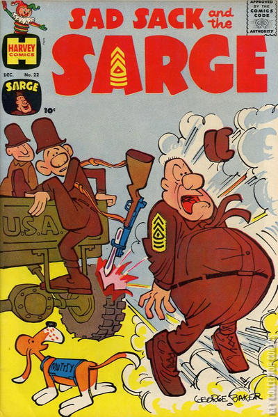Sad Sack & the Sarge #22 Published December 1960 | Key