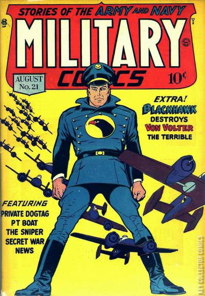 Military Comics #21 Published August 1943 | Key Collect