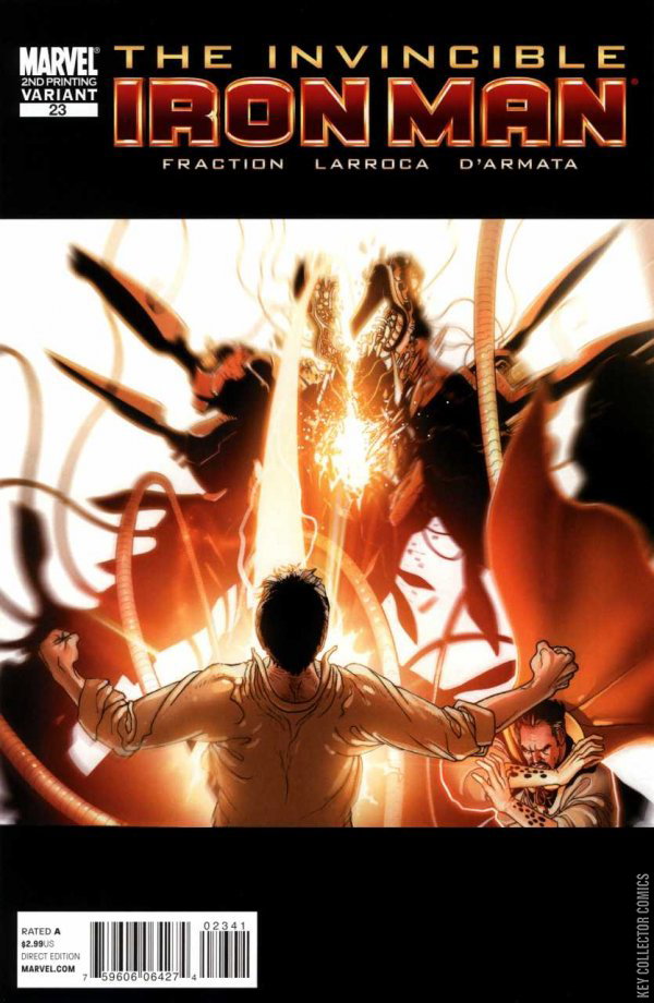 Invincible Iron Man #23 Published March 2010 | Key Col