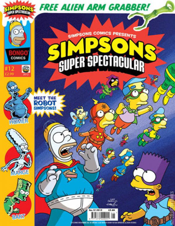 Simpsons Super Spectacular #12 Published January 2012