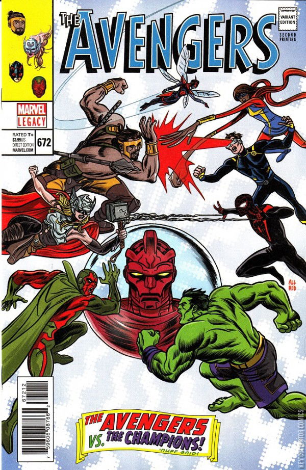 Avengers, The #672 2nd Print Published November 2017