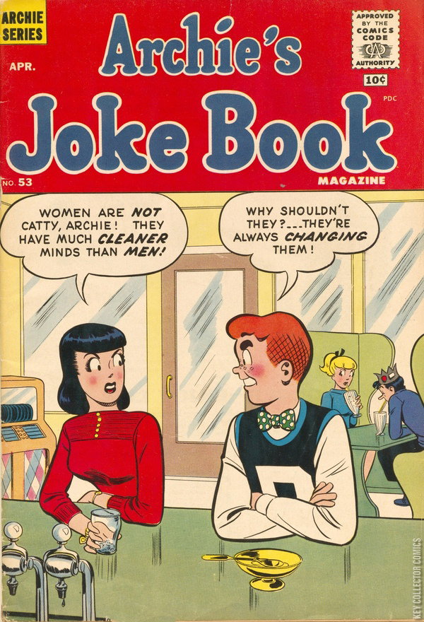 Archie's Joke Book Magazine #53 Published April 1961