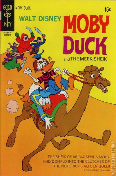 Walt Disney Moby Duck #11 Published October 1970 | Key