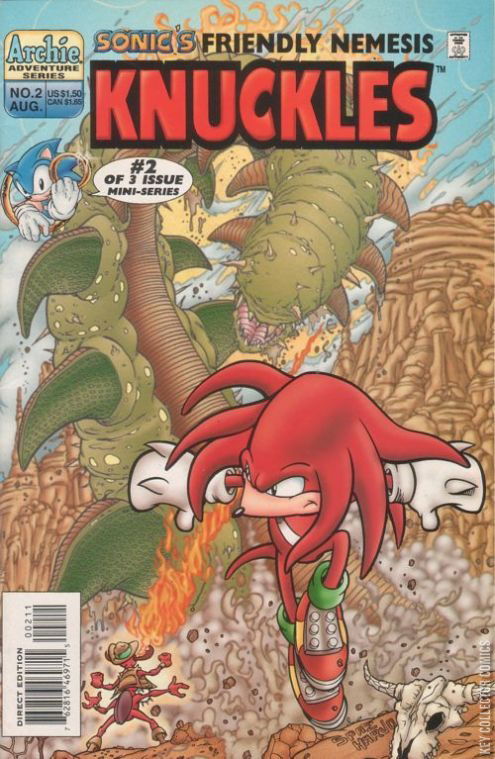 Knuckles #2 Published August 1996 | Key Collector Comics