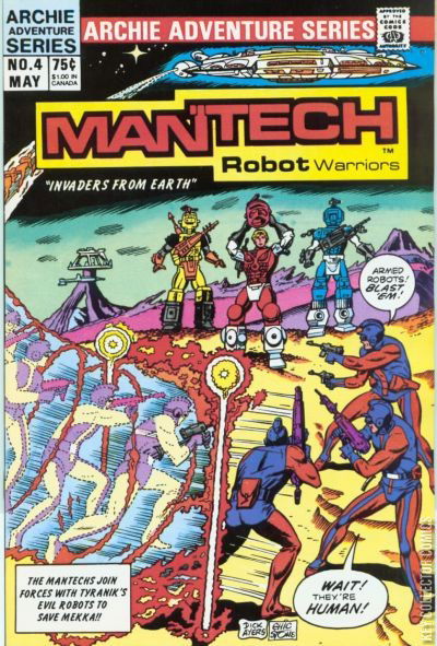 Mantech Robot Warriors #4 Published May 1985 | Key Coll