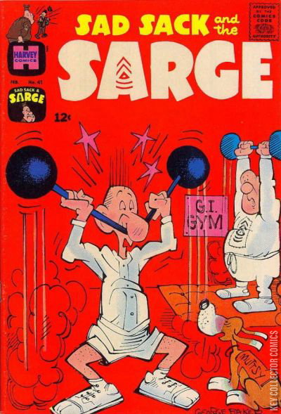 Sad Sack & the Sarge #41 Published February 1964 | Key