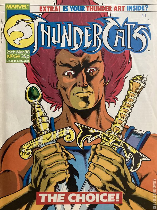Thundercats #54 Published March 1988 | Key Collector Comics