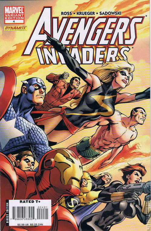 Avengers / Invaders #4 Variant Published August 2008