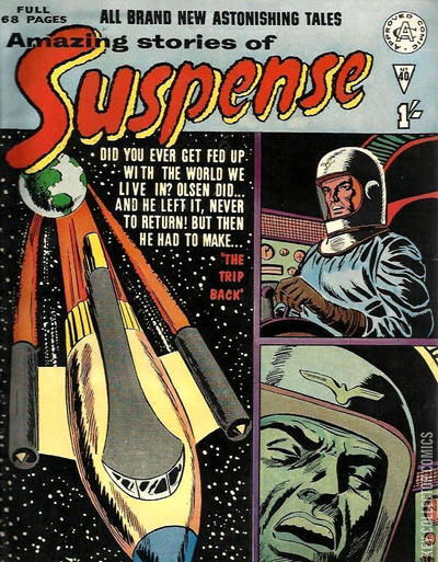 Amazing Stories of Suspense #40 Published January 1963