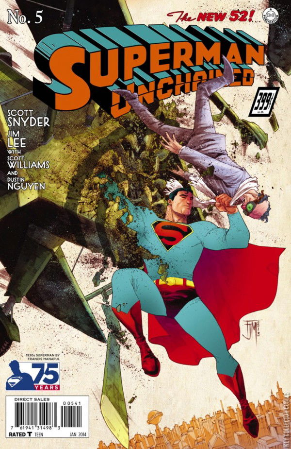 Superman Unchained #5 Variant Published January 2014