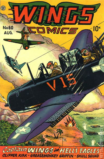 Wings Comics #60 Published August 1945 | Key Collector
