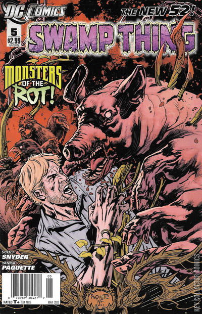 Swamp Thing #5 Newsstand Published March 2012 | Key Co