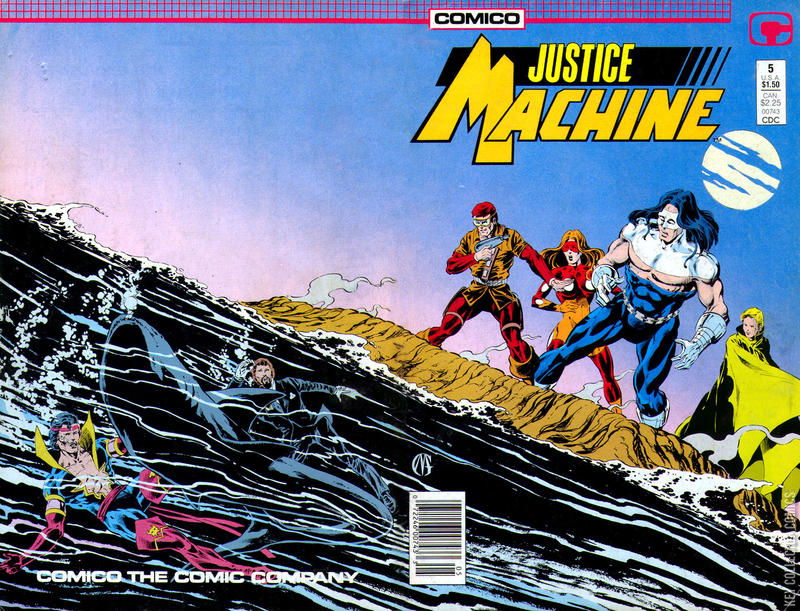 Justice Machine #5 Published May 1987 | Key Collector Comics