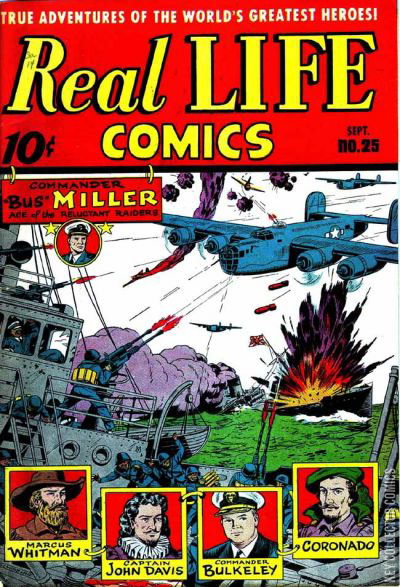 Real Life Comics #25 Published September 1945 | Key Col