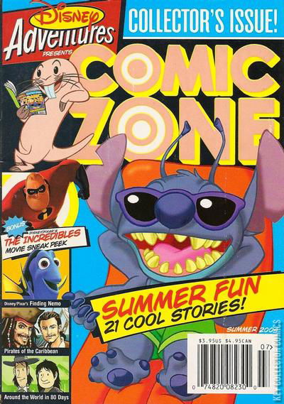 Disney Adventures Comic Zone #1 Published January 2004