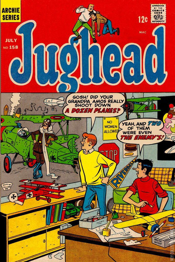 Archie's Pal Jughead #158 Published July 1968 | Key Col
