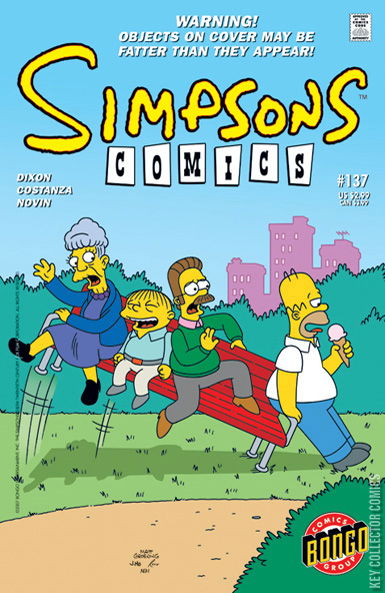 Simpsons Comics #137 Published December 2007 | Key Coll