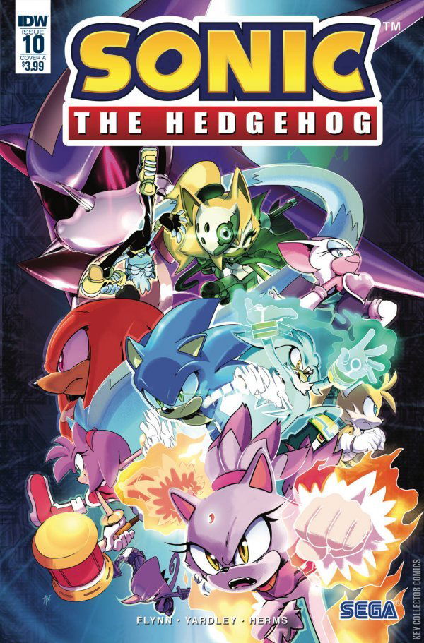 Sonic the Hedgehog #10 Published October 2018 | Key Col