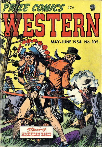 Prize Comics Western #105 Published June 1954 | Key Col