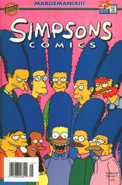 Simpsons Comics #25 Published October 1996 | Key Collec