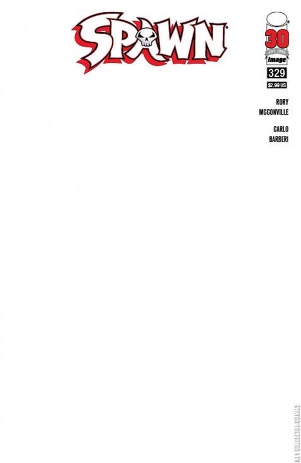 Spawn #329 Blank Published May 2022 | Key Collector Comics