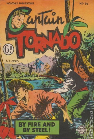 Captain Tornado #56 UK Edition Published January 1952