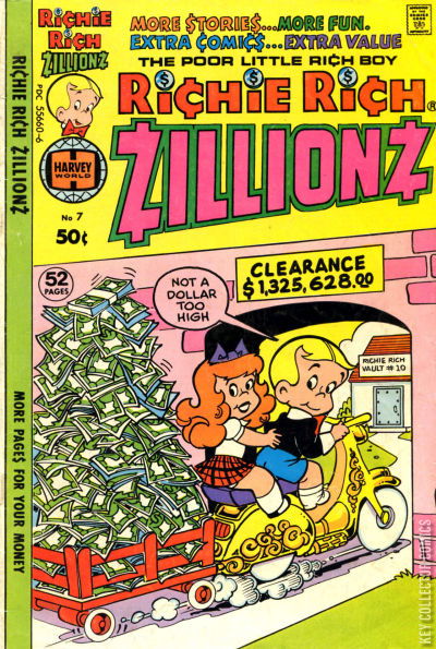 Richie Rich Zillionz #7 Published December 1977 | Key C