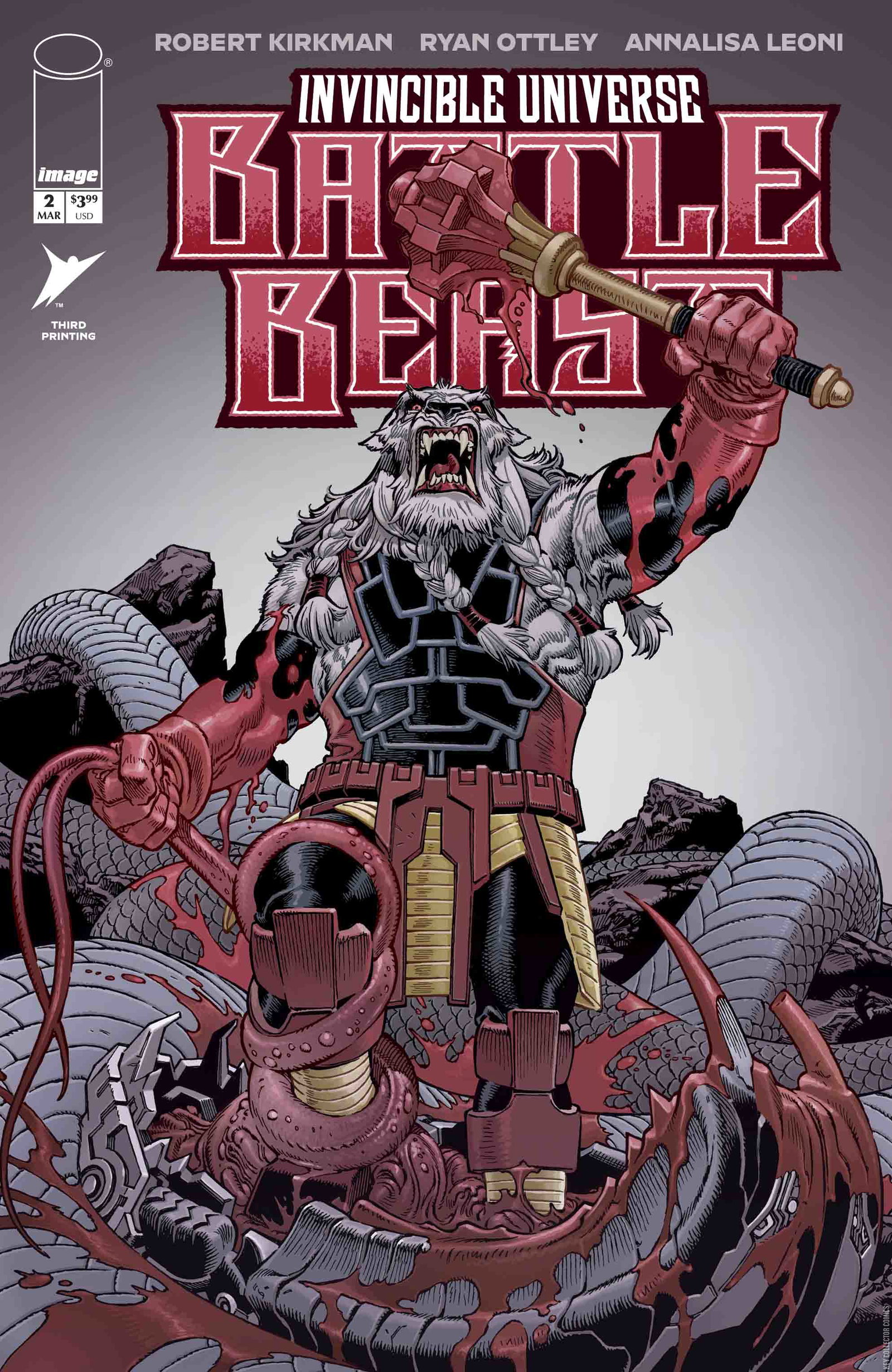 Invincible Universe: Battle Beast #2 3rd Print Published Ma