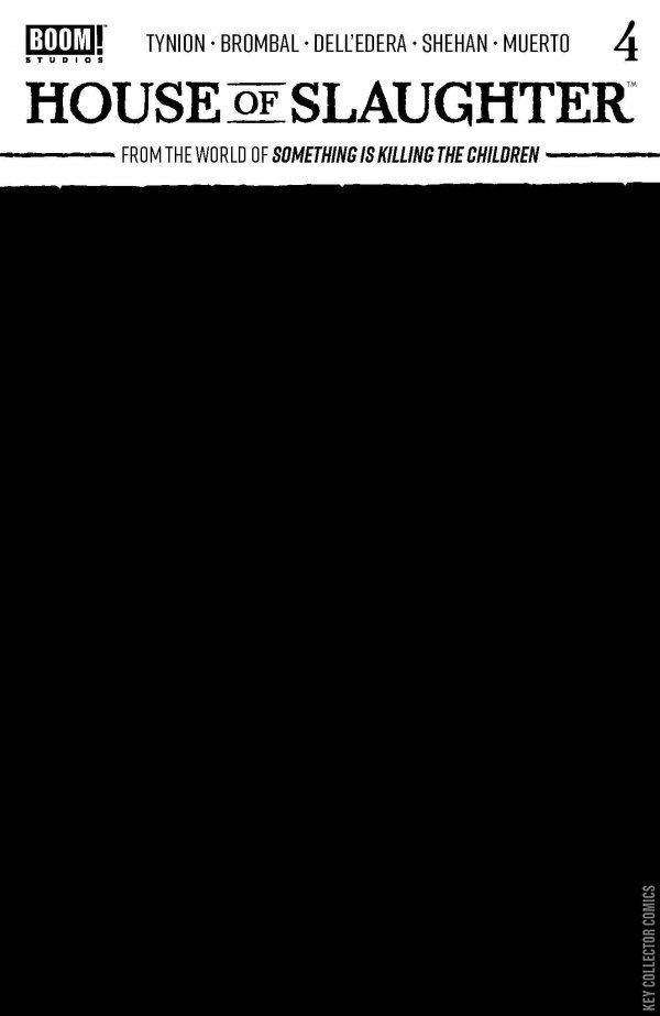 House of Slaughter #4 Blank Published January 2022 | K