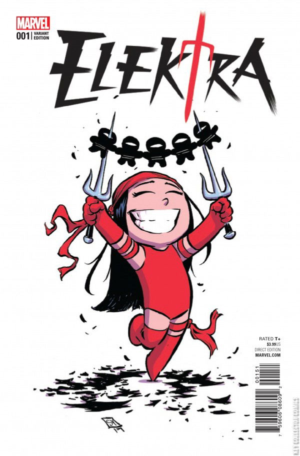 Elektra #1 Variant Published February 2017 | Key Colle