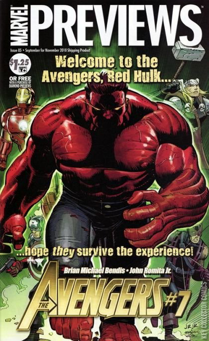 Marvel Previews #85 Published August 2010 | Key Collect