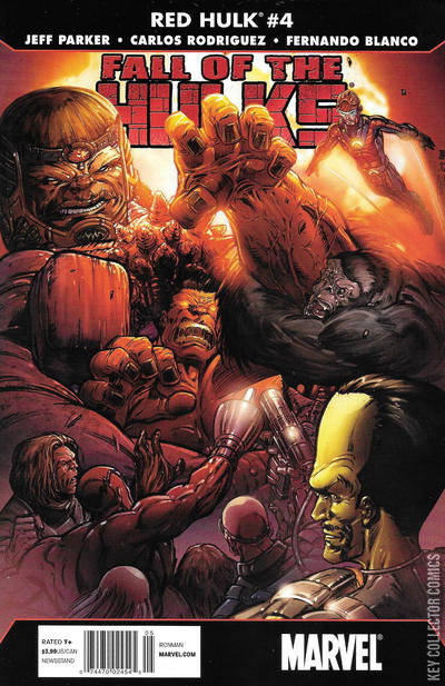 Fall of the Hulks: Red Hulk #4 Newsstand Published June 201