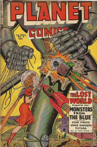 Planet Comics #4 Published January 1949 | Key Collector