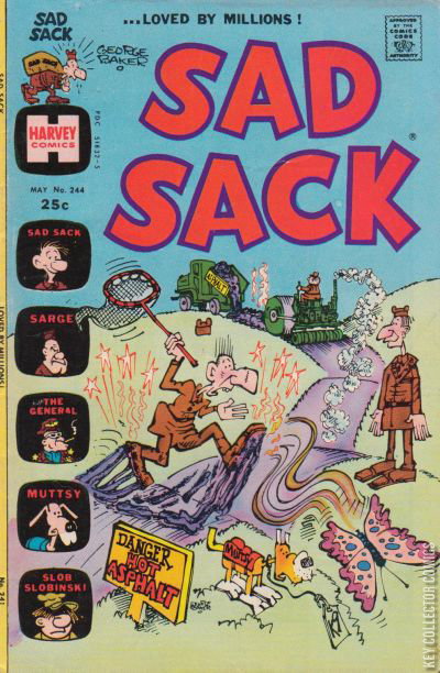 Sad Sack Comics #244 Published December 1969 | Key Coll