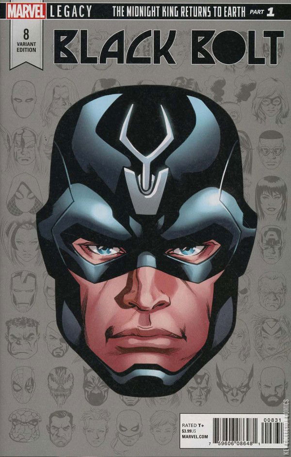 Black Bolt #8 Variant Published December 2017 | Key Co