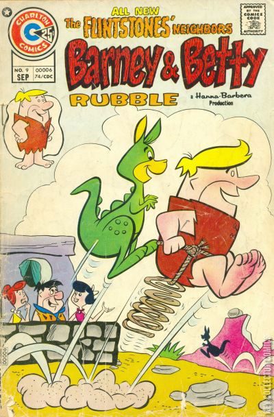 Barney & Betty Rubble #9 Published September 1974 | Key
